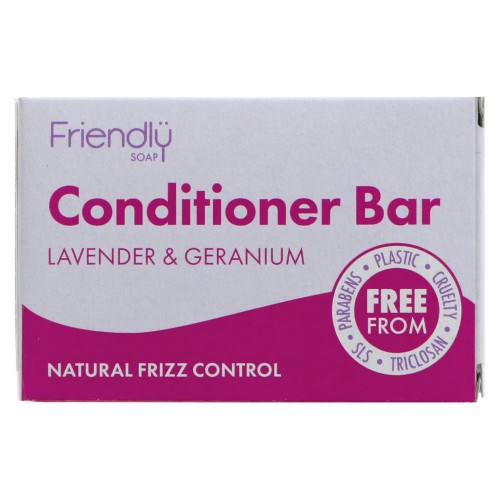 LAVENDER & GERNAIUM CONDITIONER BAR (Friendly) 90g