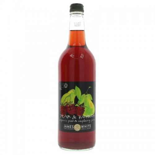 PEAR & RASPBERRY JUICE (James White) 750ml