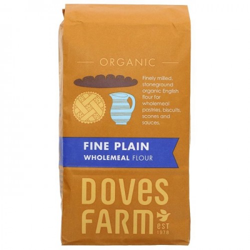 PLAIN WHOLEMEAL FLOUR (Dove's Farm) 1Kg
